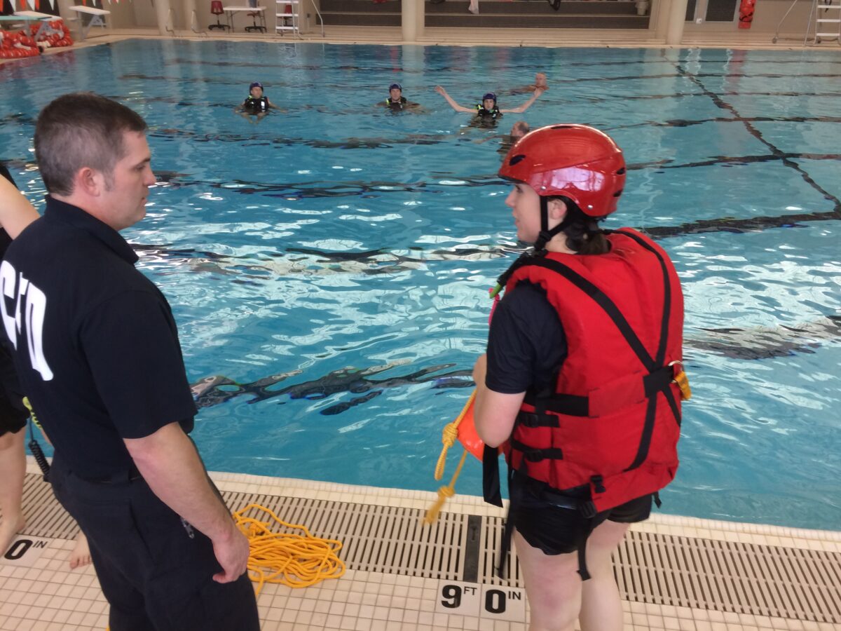 CFD Conducts Water Rescue Training with CEHS C-4 Students – Fire Department